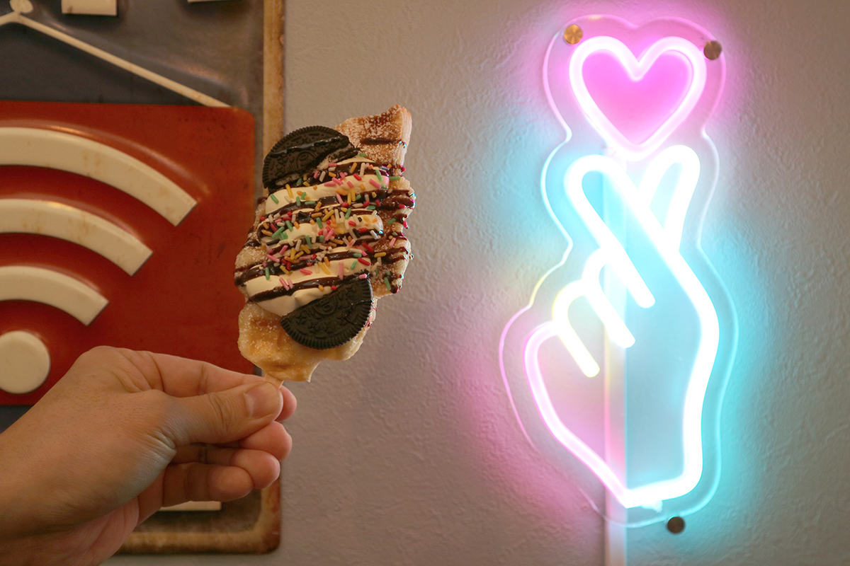 エアロプレス式のコーヒーと見た目も楽しいクロッフルがベストマッチの「#FU_CAFE（フゥカフェ）」【福岡市東区千早】 | フクリパ