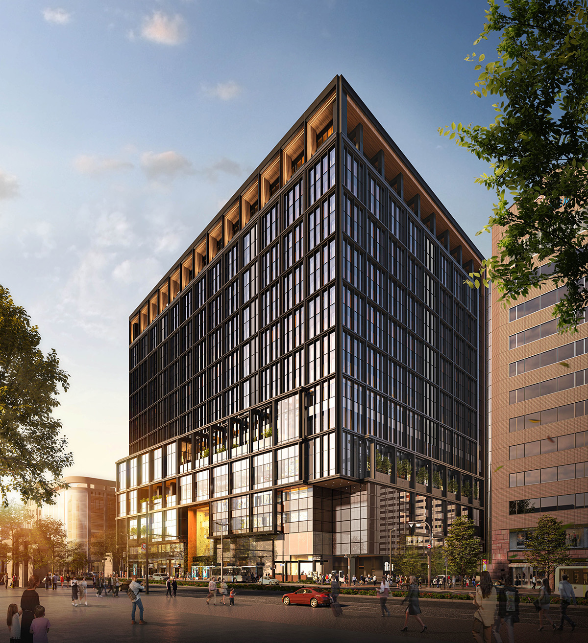 現在建設中の「ONE FUKUOKA BLDG.」に、2025年春「CHANEL」が出店！【福岡市中央区】 | フクリパ