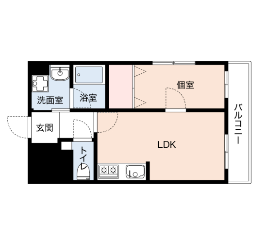 「1LDK」はどんな間取り？「1DK」や「2DK」との違いやメリットを紹介！ – 不動産Leap Up!｜不動産のお役立ち情報メディア